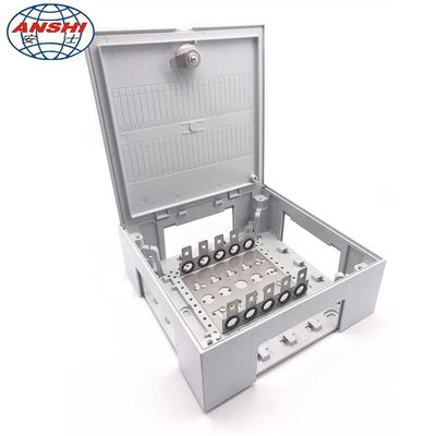 2/10의 크로네 LSA 단위를 가진 상자 50 쌍 케이블 배급 거치하는 중요한 자물쇠/동전 자물쇠 벽